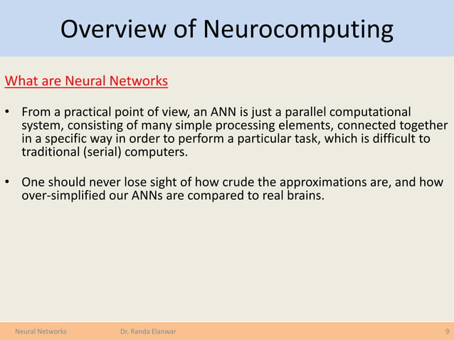 Introduction to Neural networks (under graduate course) Lecture 1 of 9 ...