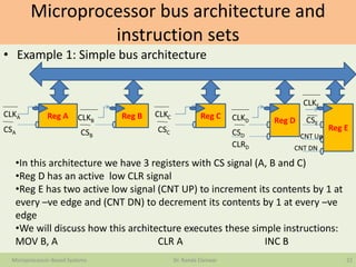 Microprocessors-based systems (under graduate course) Lecture 1 of 9 | PPTX