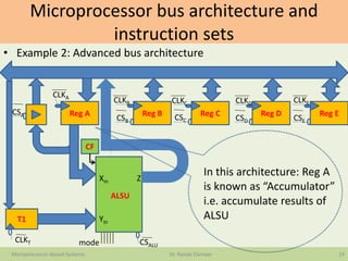 Microprocessors-based systems (under graduate course) Lecture 1 of 9 | PPTX