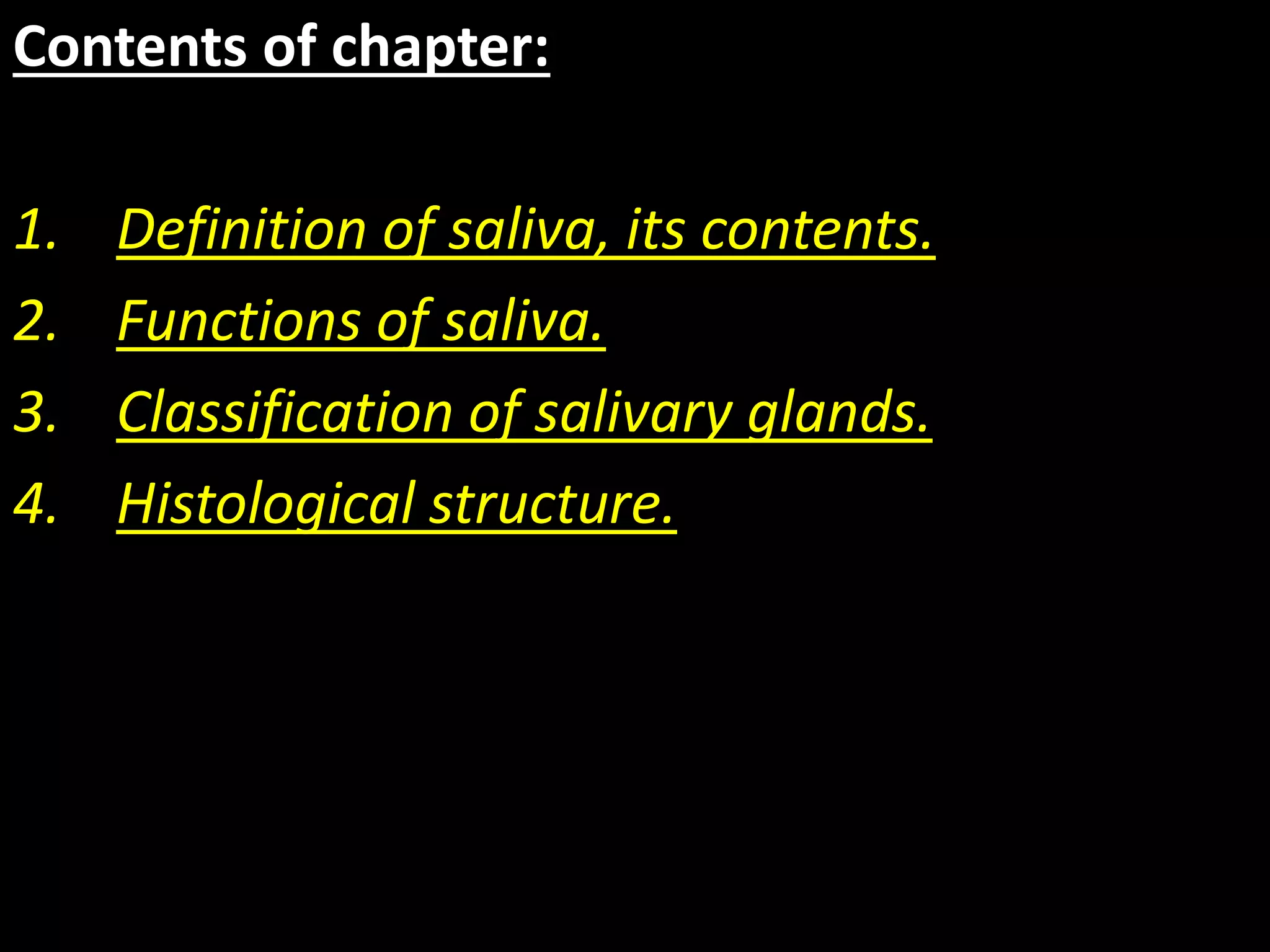 Lecture 1 salivary glands | PPTX