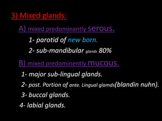 Lecture 1 salivary glands | PPTX