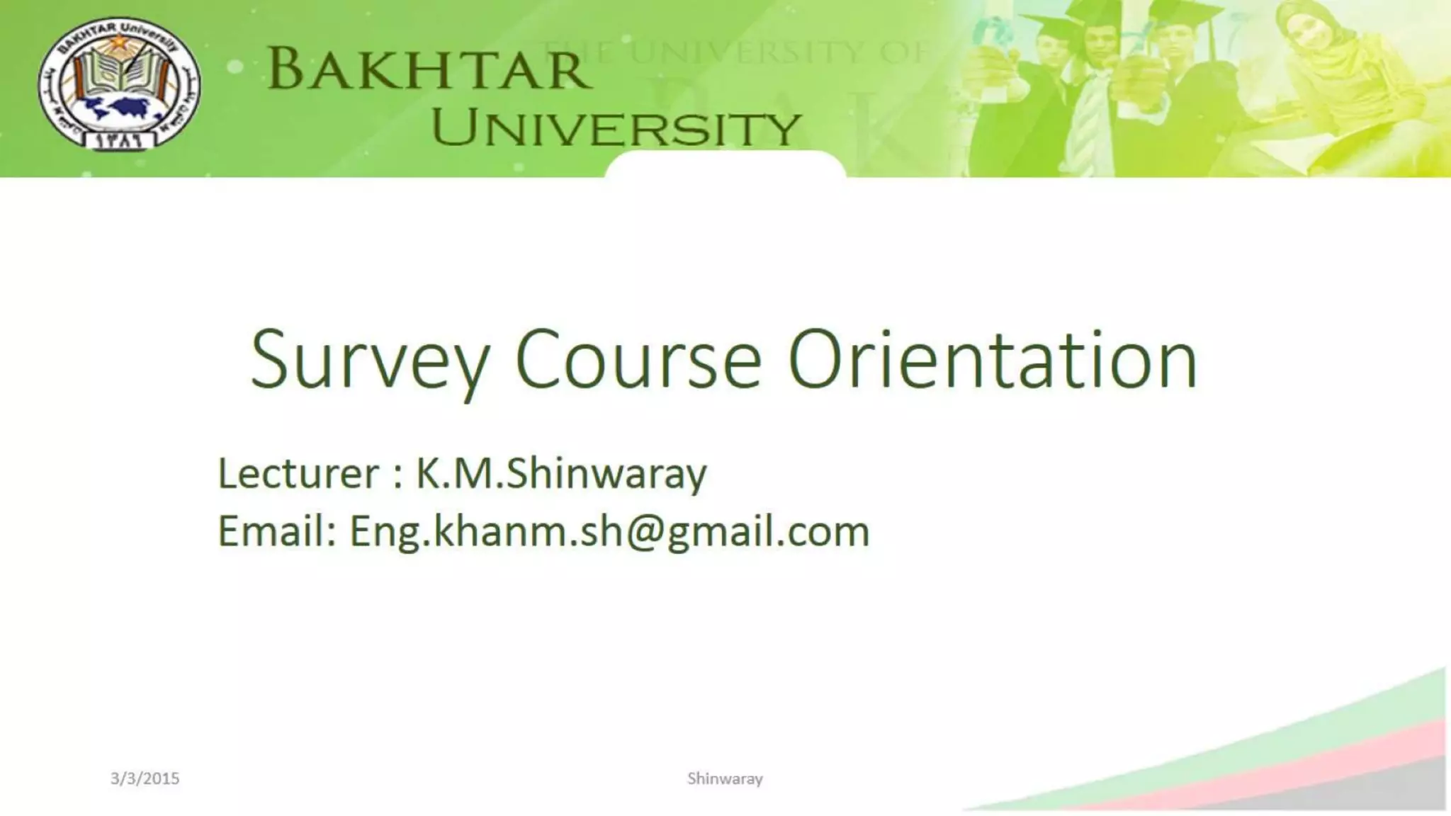 Introduction to Surveying | PPTX