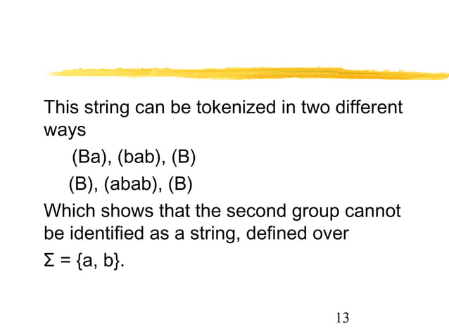 Theory of Automata | PPT