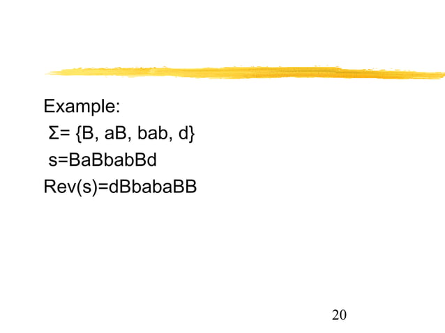 Theory of Automata | PPT