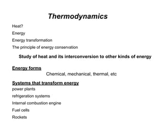 Lecture 1 introduction of engineering thermodynamics | PDF
