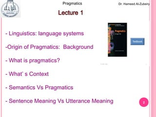 Lecture 1 | PPT