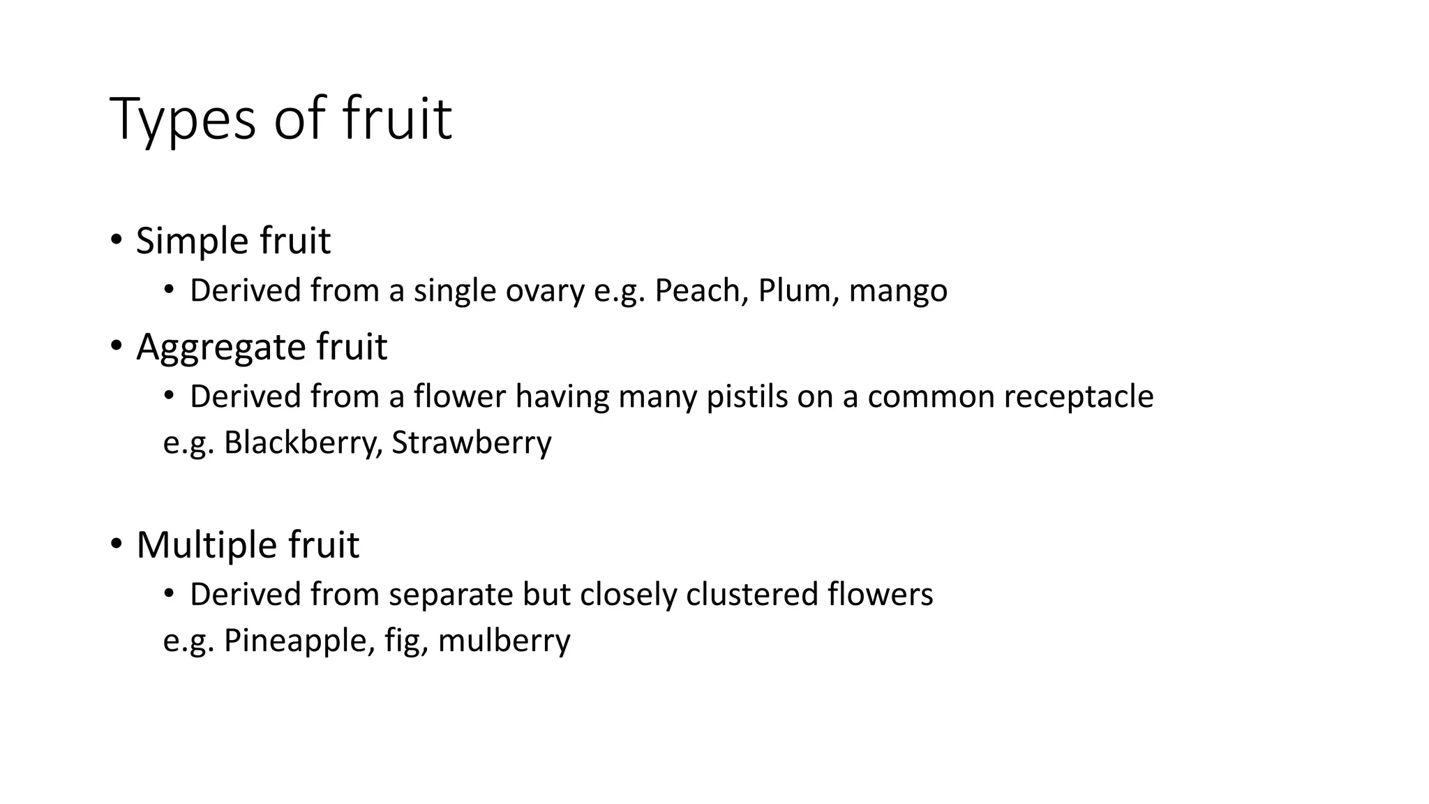 Classification of Fruits | PPTX