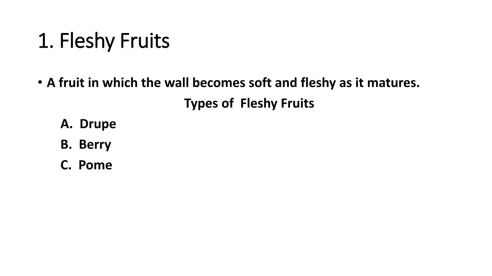 Classification of Fruits | PPTX