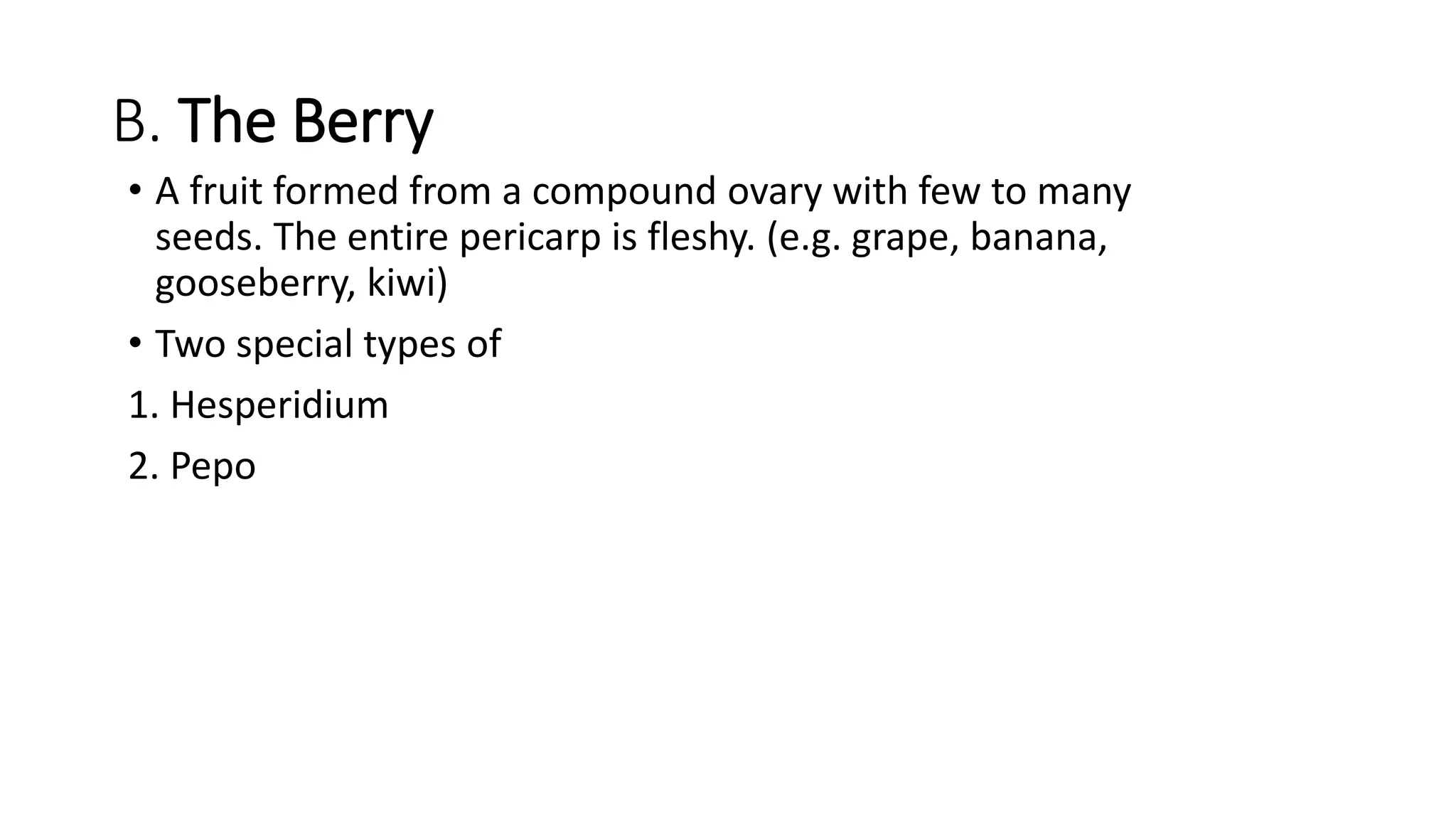 Classification of Fruits | PPTX