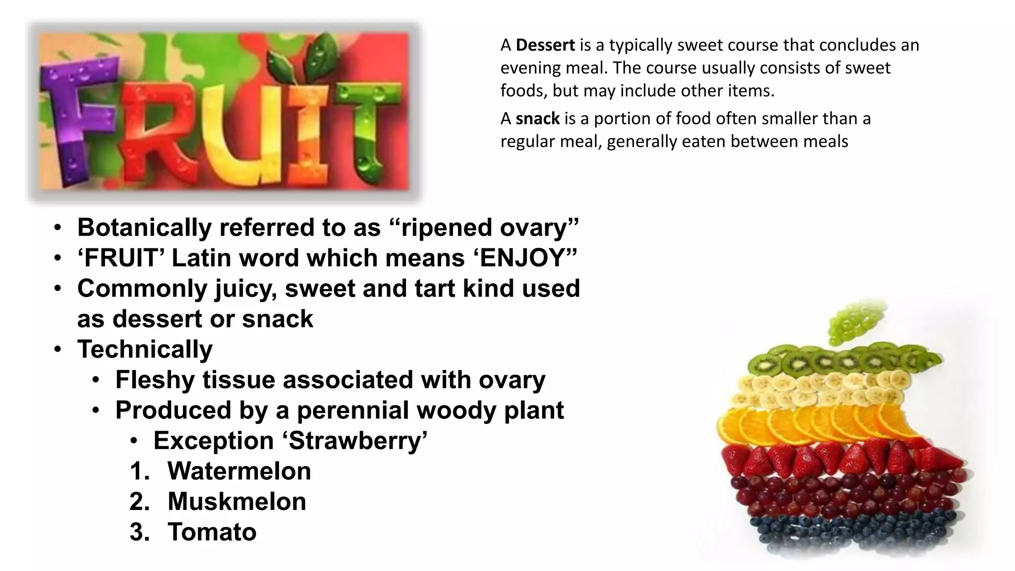 Classification of Fruits | PPTX