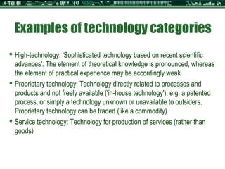 Technology Management Chapter 1 Notes | PPT