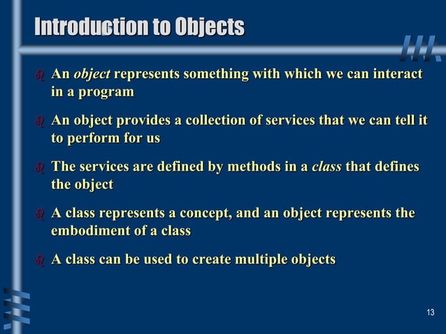 Introduction To Object Oriented Programming Ppt 6059