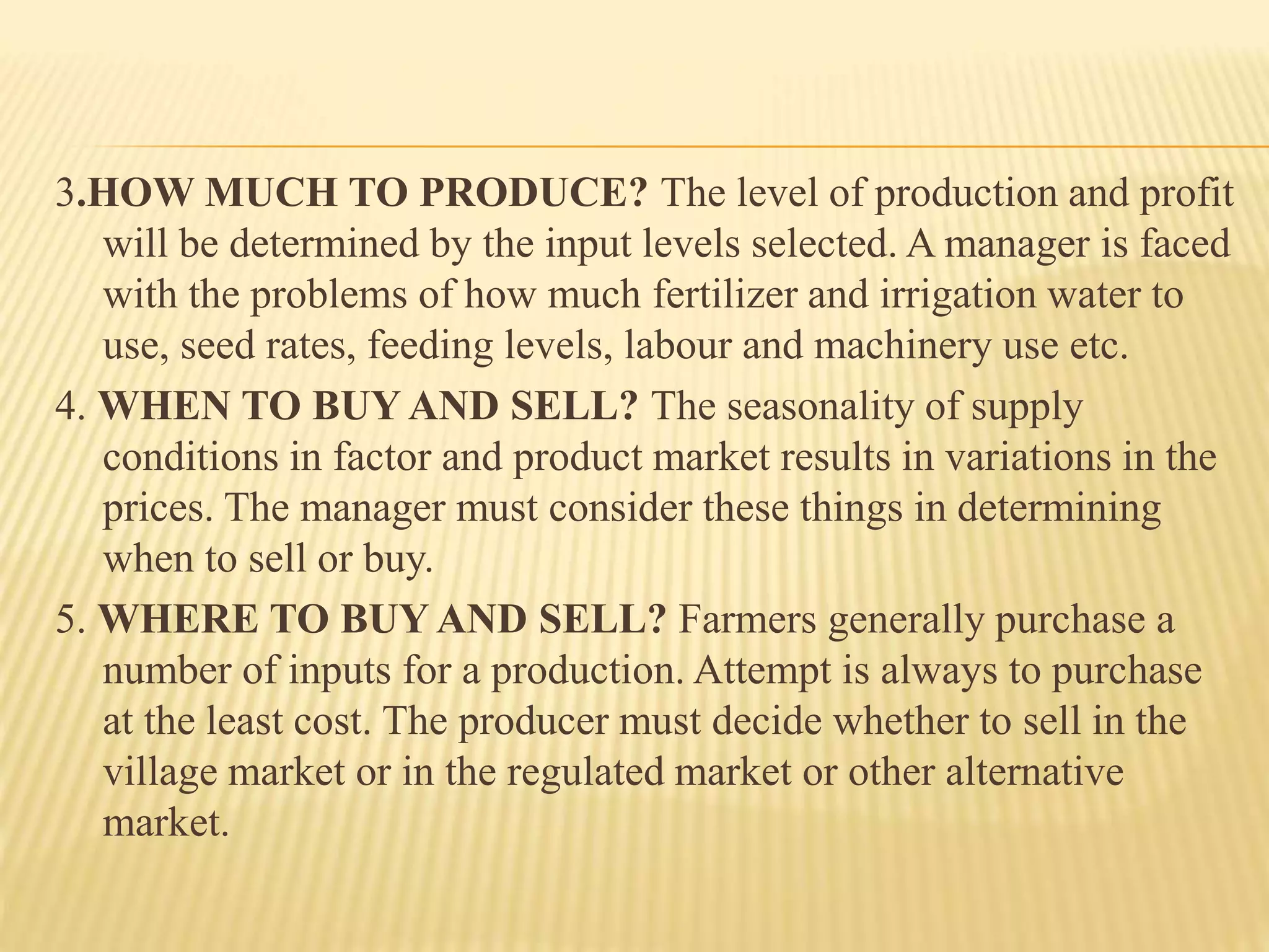 Production Economics- Lecture 1 | PPTX