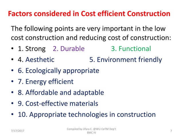 concept of cost Efficient construction | PPTX | Construction Industry ...