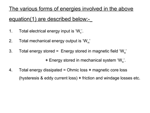 Basic Concept of Rotating Electrical Machines by Dr. P.S. Bimbhra | PPT