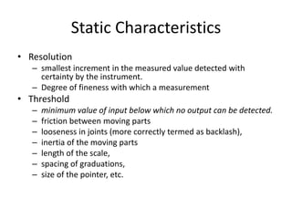 Measurement Analysis,Transducers and Instrumentation | PPTX