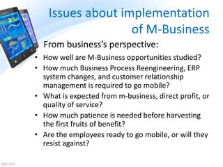 Lecture 1. the definition of mobile business | PPT