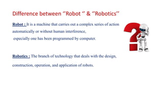 Introduction to Robotics | PPT