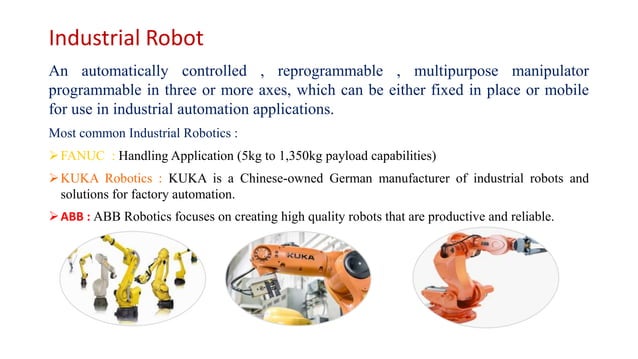 Introduction to Robotics | PPT