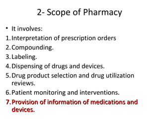 Pharmacy Orientation----------(Pharmaceutics) | PPT