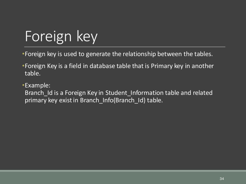Sql Fundamentals Oracle 11g Lecture 1