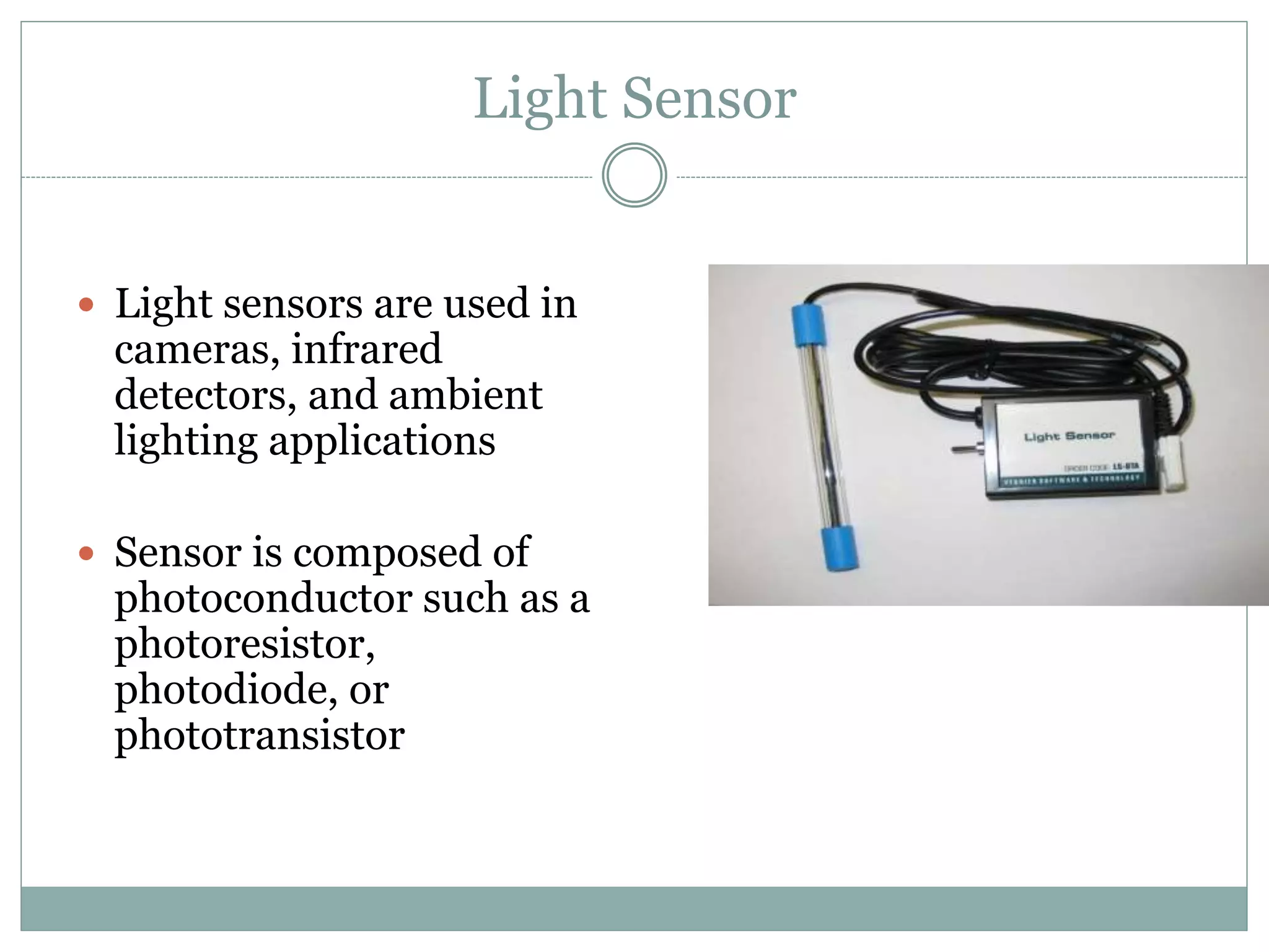 Introduction to Sensor | PPTX