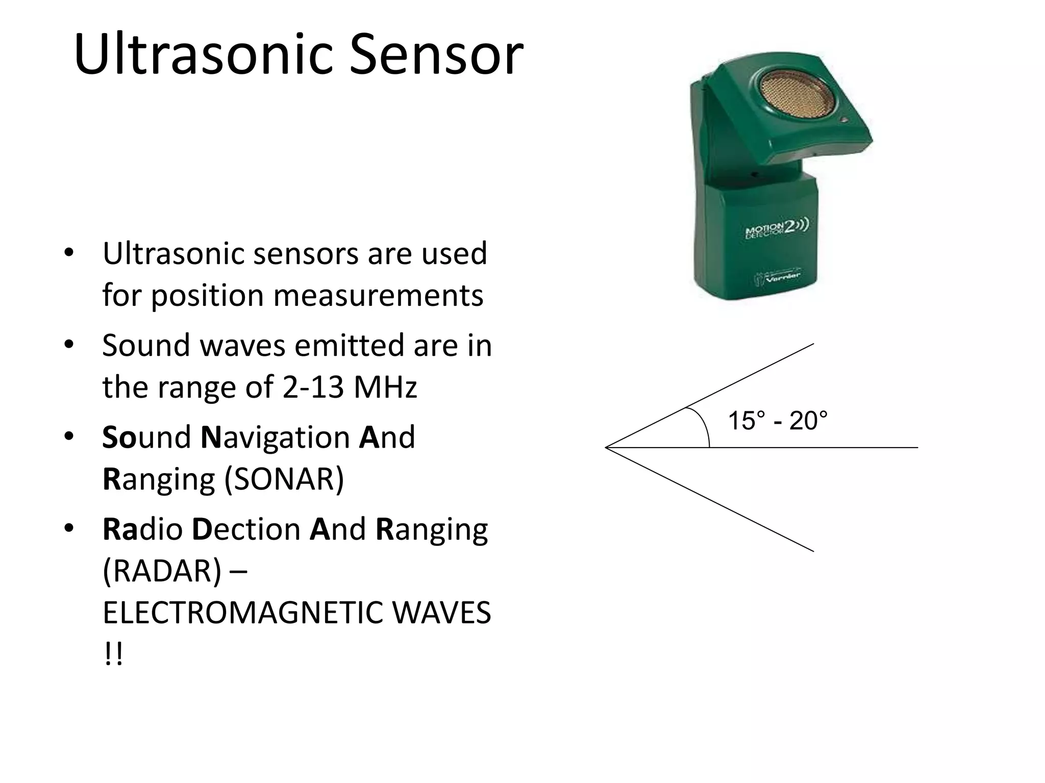 Introduction to Sensor | PPTX | Physics | Science