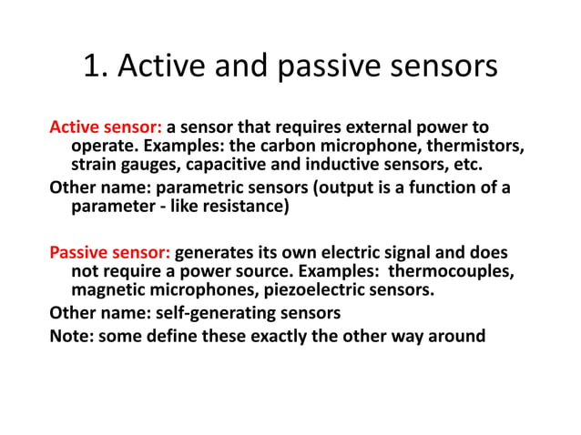 Introduction to Sensor | PPTX | Physics | Science