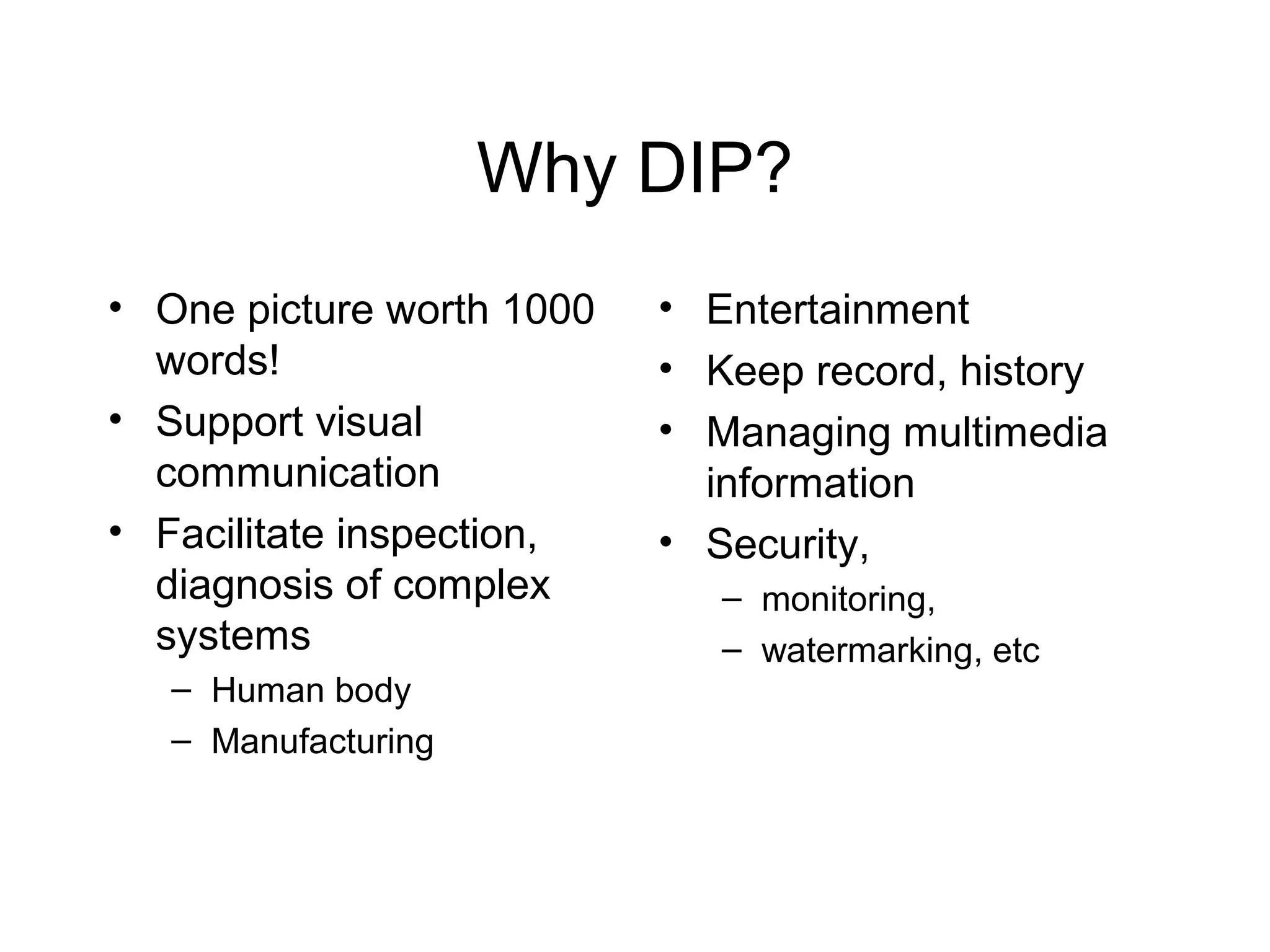 Introduction to image processing | PPT