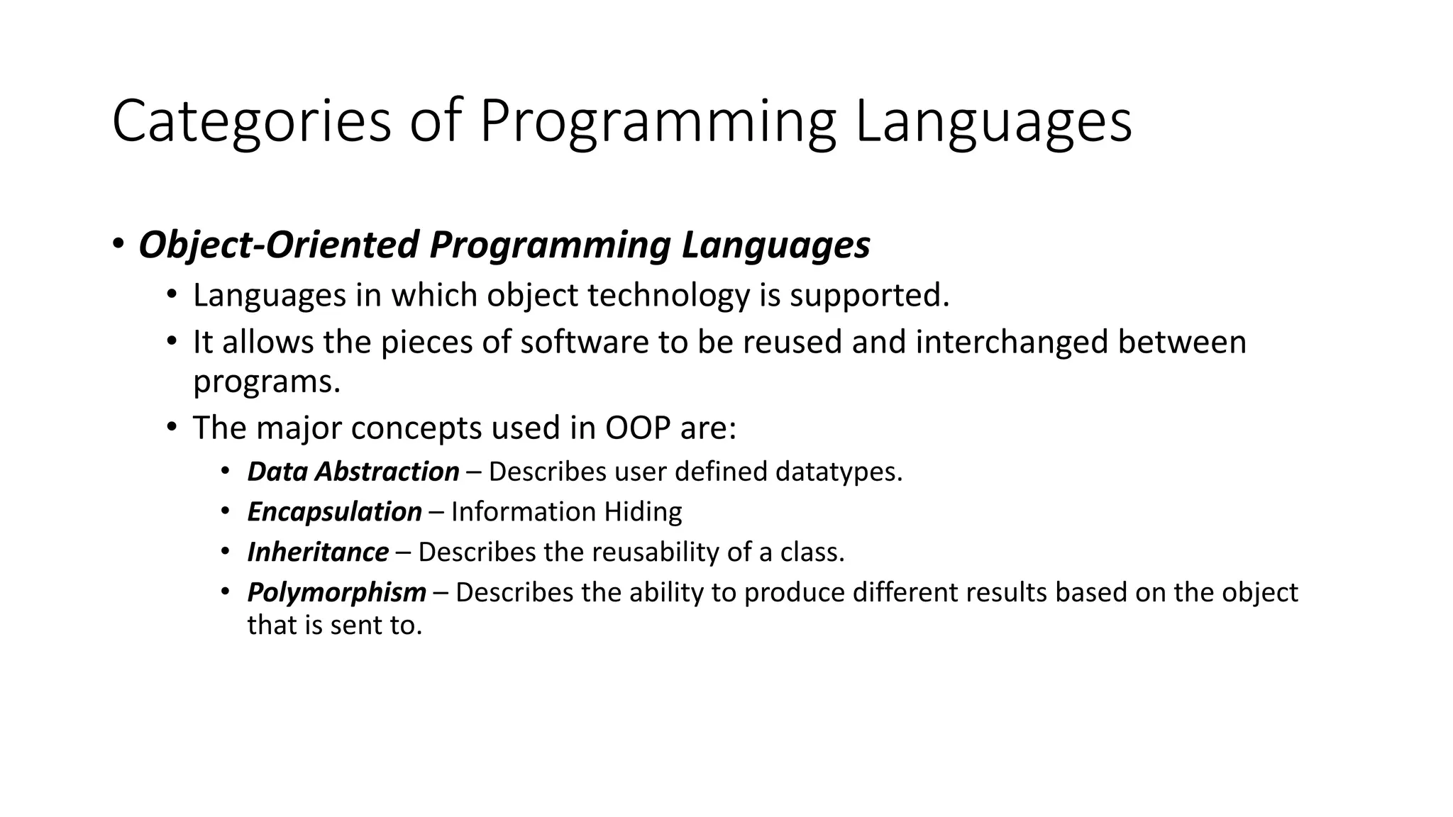 introduction to Programming Lecture 1 | PPT introduction to Programming Lecture 1 | PPT