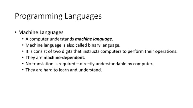 introduction to Programming Lecture 1 | PPT introduction to Programming Lecture 1 | PPT
