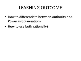 Authority & Power | PPTX