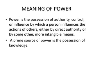 Authority & Power | PPTX