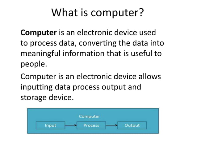 Lecture 1 :introduction to computer | PPTX