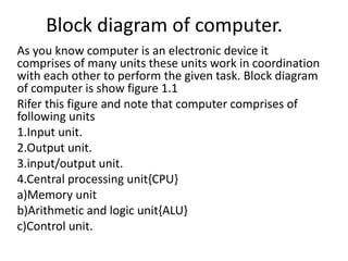 Lecture 1 :introduction to computer | PPTX