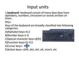 Lecture 1 :introduction to computer | PPT | Free Download