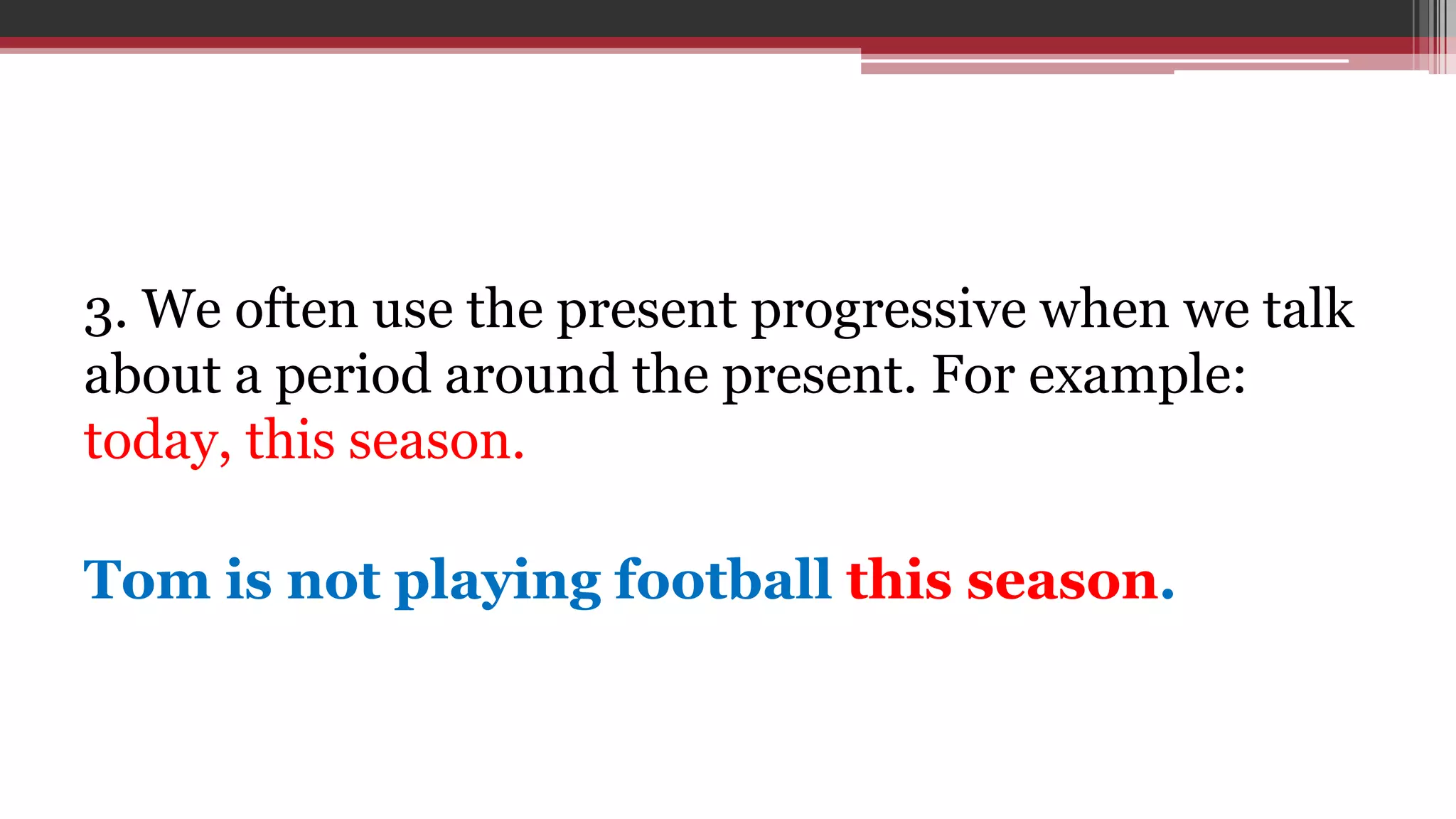 present simple and present progressive | PPTX