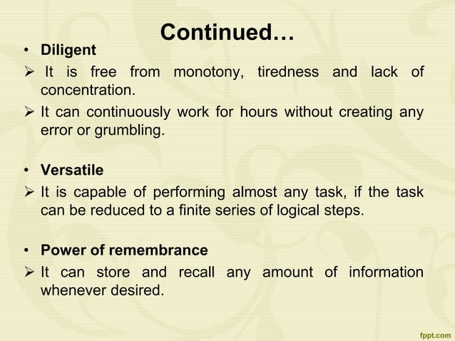 Introduction To Computers Lecture 1 Pptx Computing Technology 6488