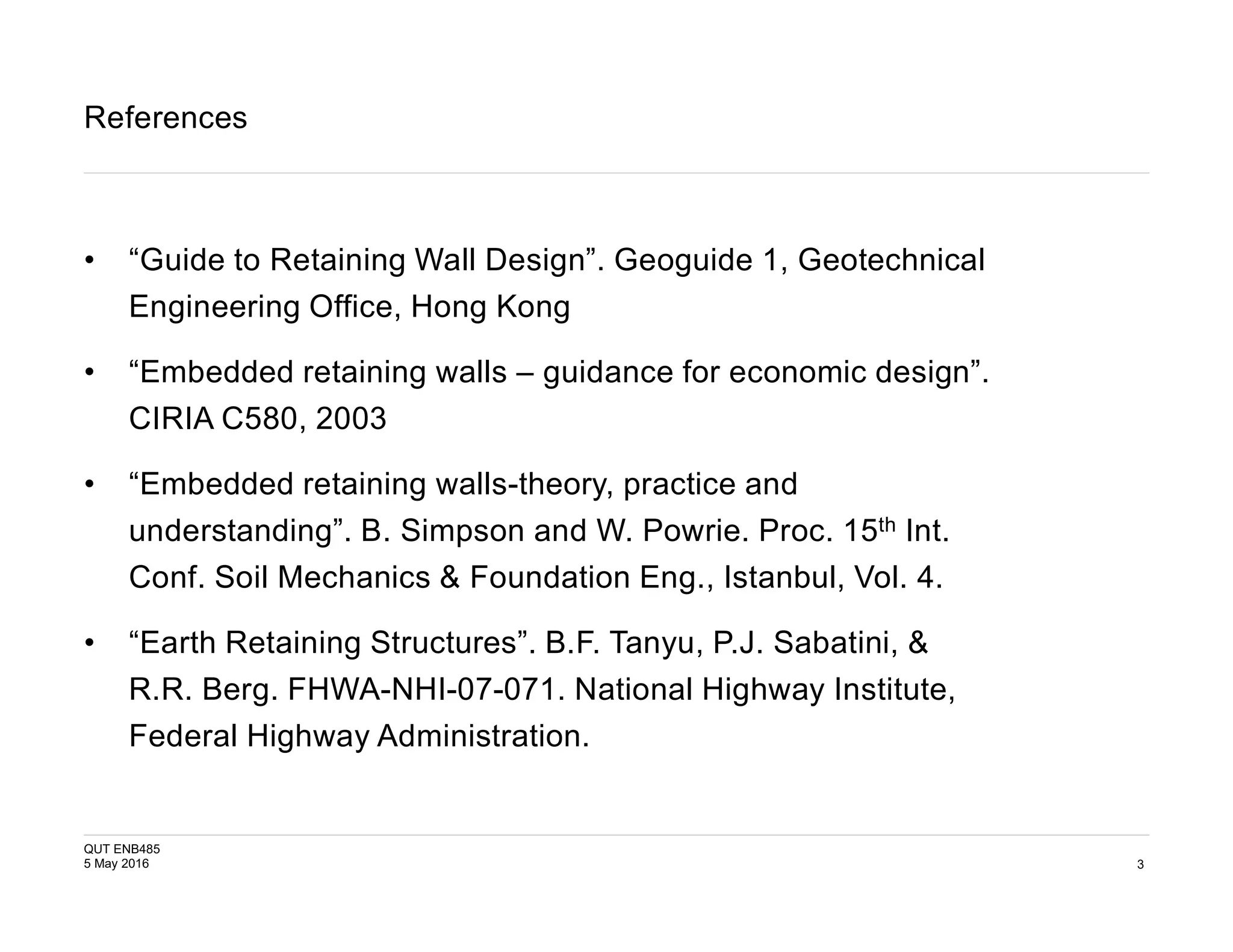 The design of earth-retaining structures - Lecture 1 | PDF