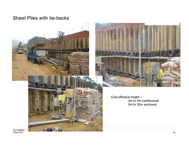 The design of earth-retaining structures - Lecture 1 | PDF