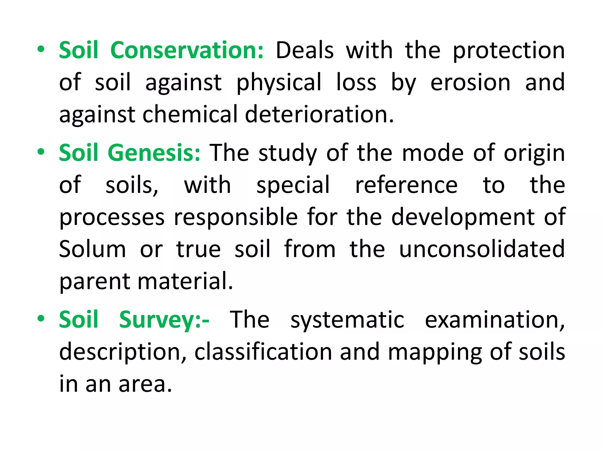 Soil, Pedological and Edaphological Concepts | PPTX