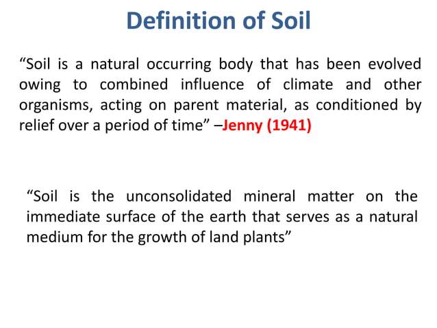 Soil, Pedological and Edaphological Concepts | PPTX | Gardening | Home ...