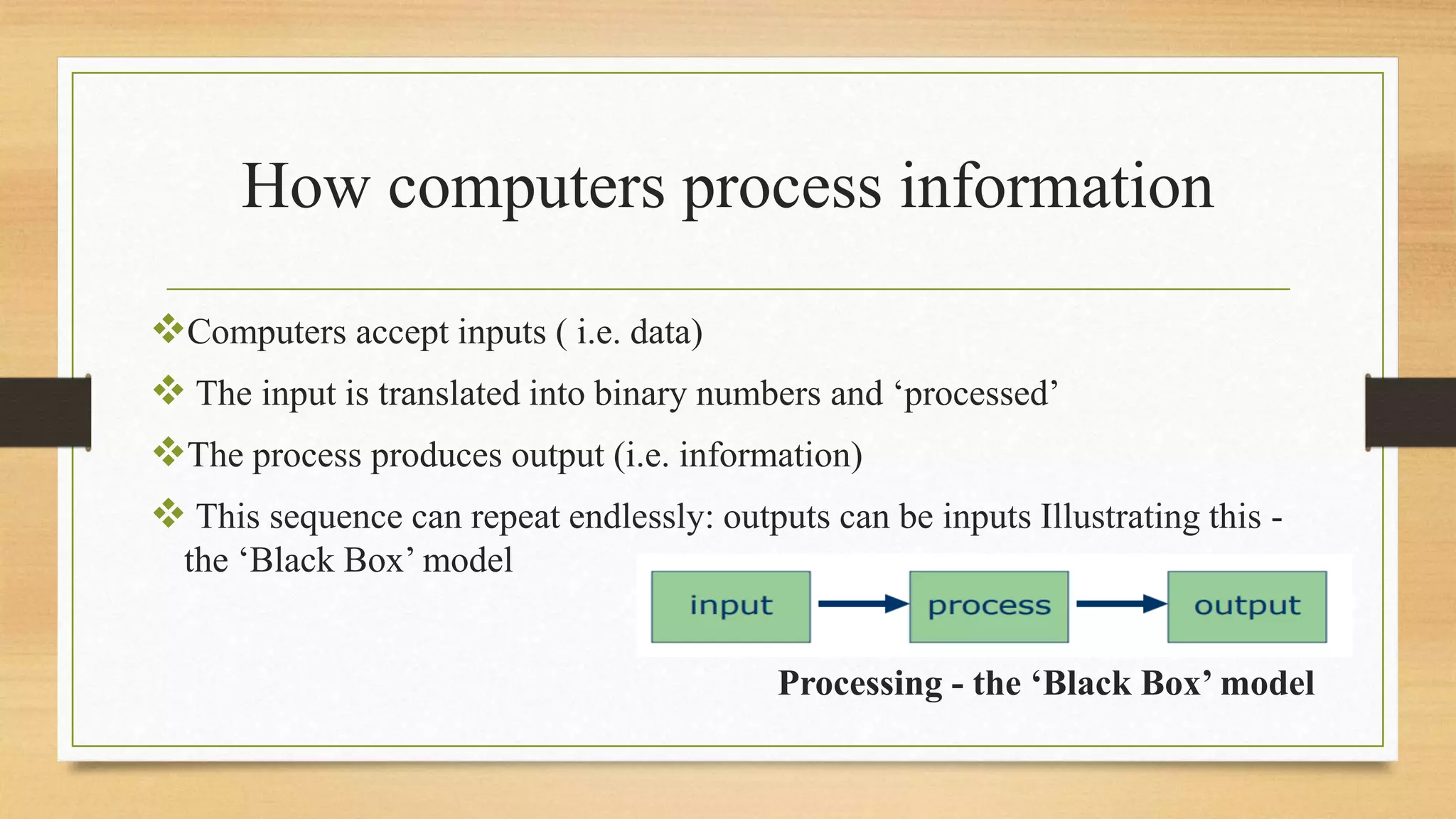 Introduction to Information Technology | PPTX