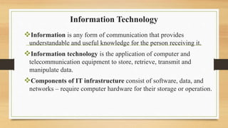 Introduction to Information Technology | PPTX