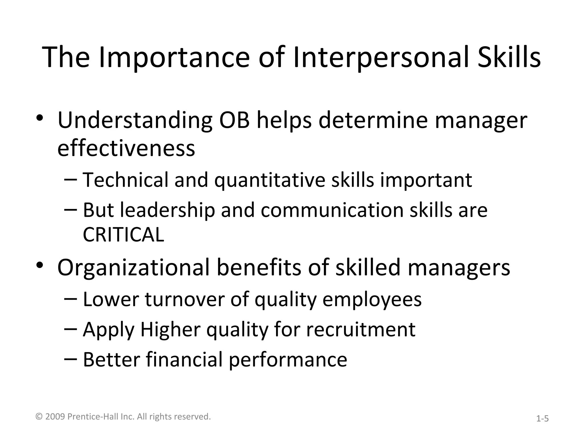 Organizational Behavior Lectures | PPT