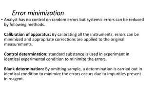 INSTRUMENTAL ANALYSIS INTRODUCTION | PPTX