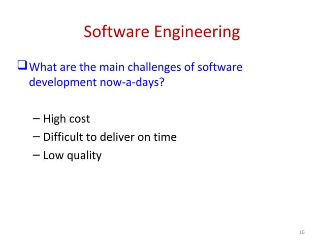 Software Engineering (Introduction) | PPT