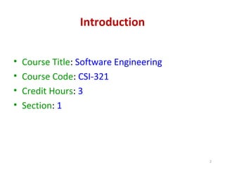 Software Engineering (Introduction) | PPT