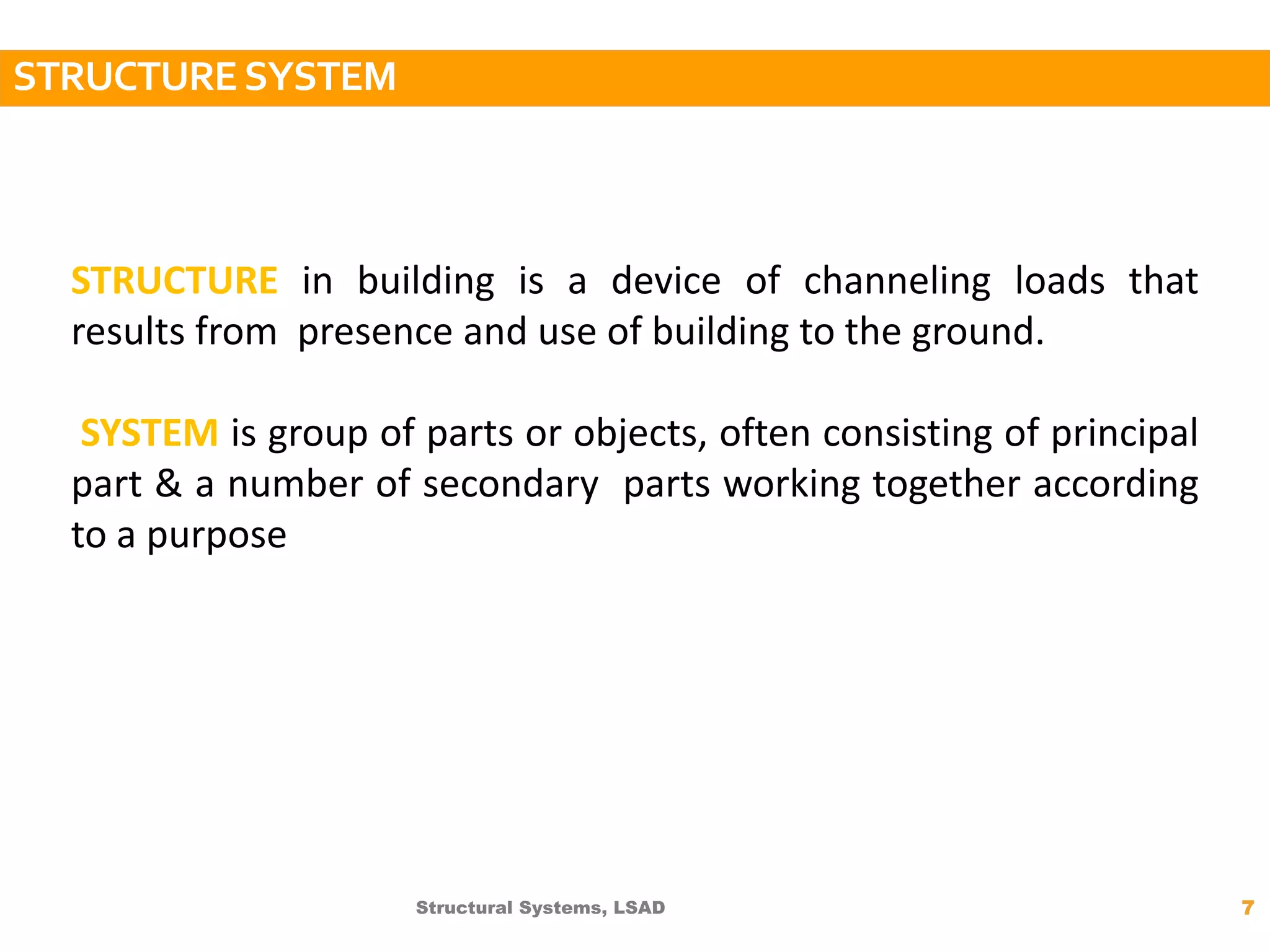 Lecture 1 Structure Systems Basics | PDF