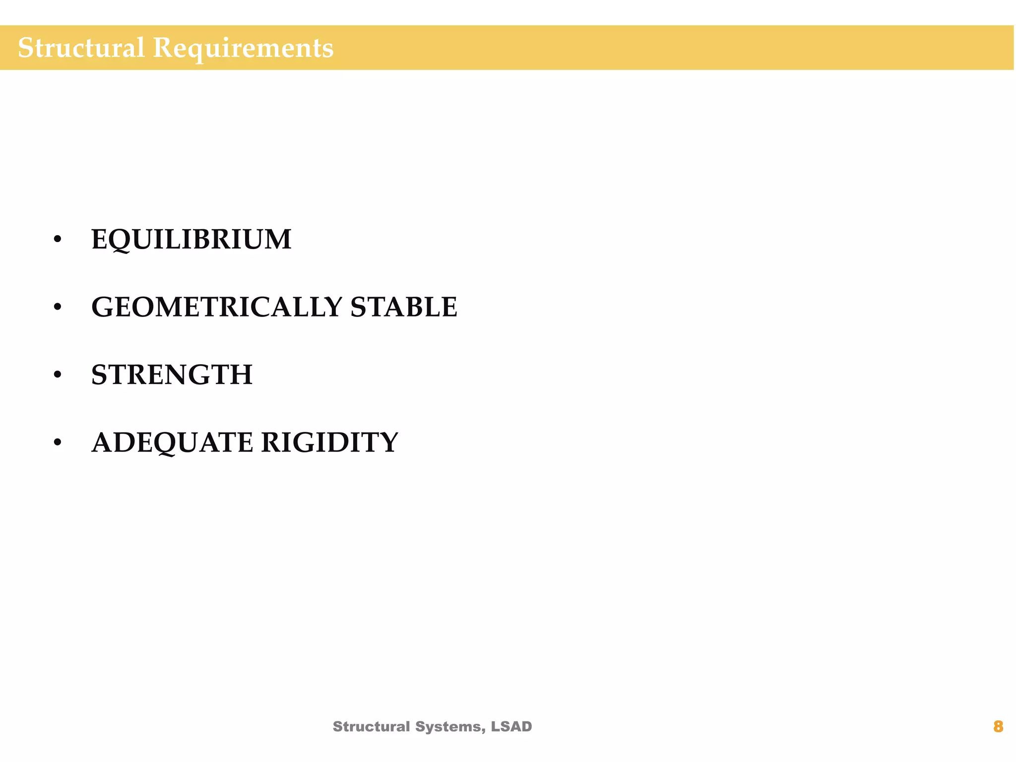 Lecture 1 Structure Systems Basics | PDF